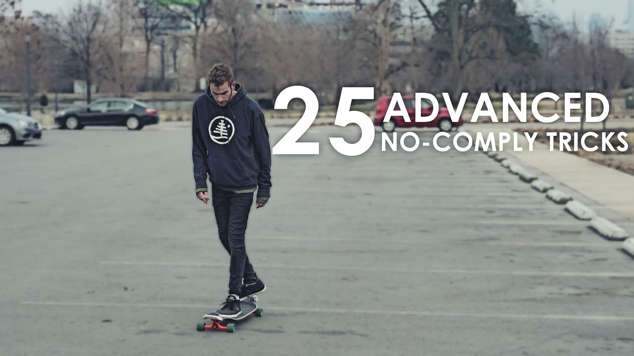 25 ADVANCED No-Comply Tricks - YouTube