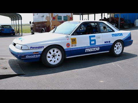 Team Highball IMSA Mazda MX6 at Harris Hill - YouTube