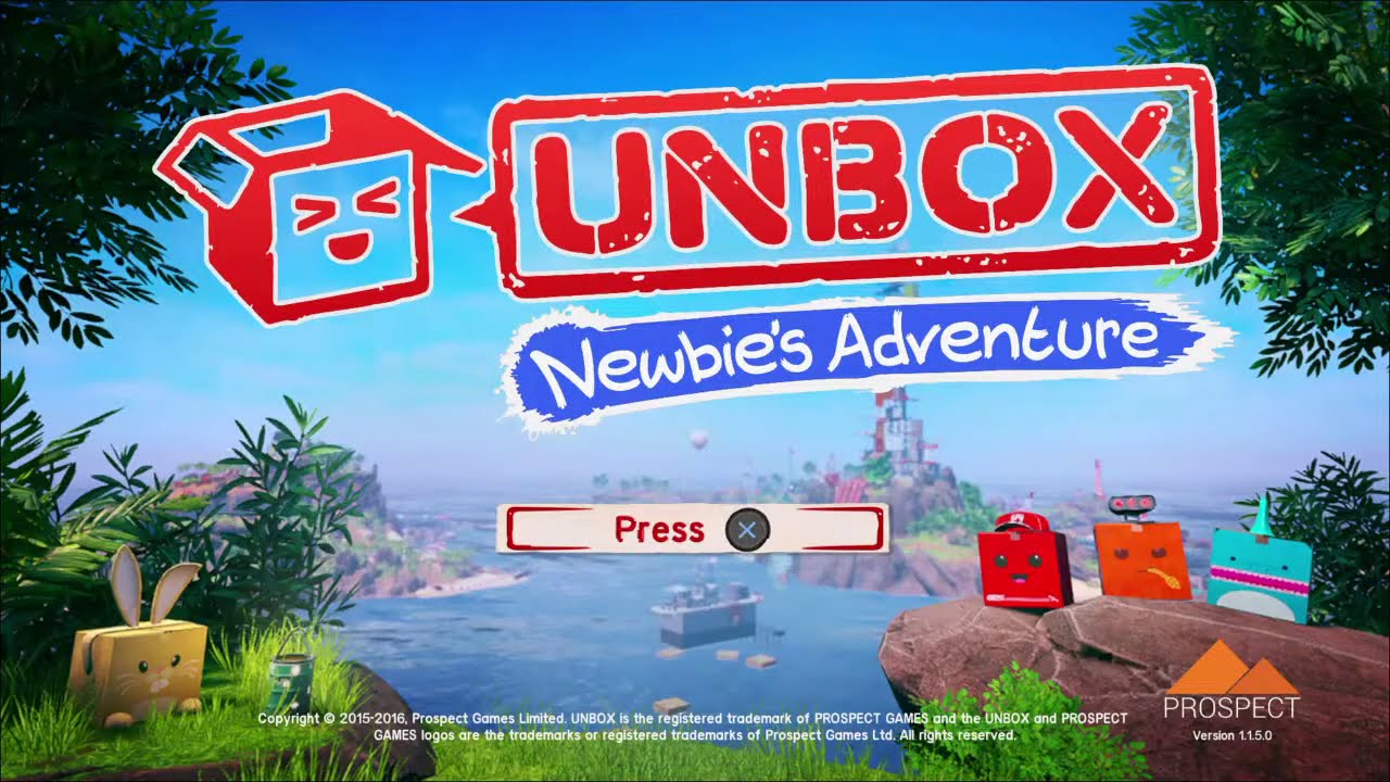 UNBOX: Newbies Adventure! 3D Adventure Game - Part 1 (PS4) - YouTube