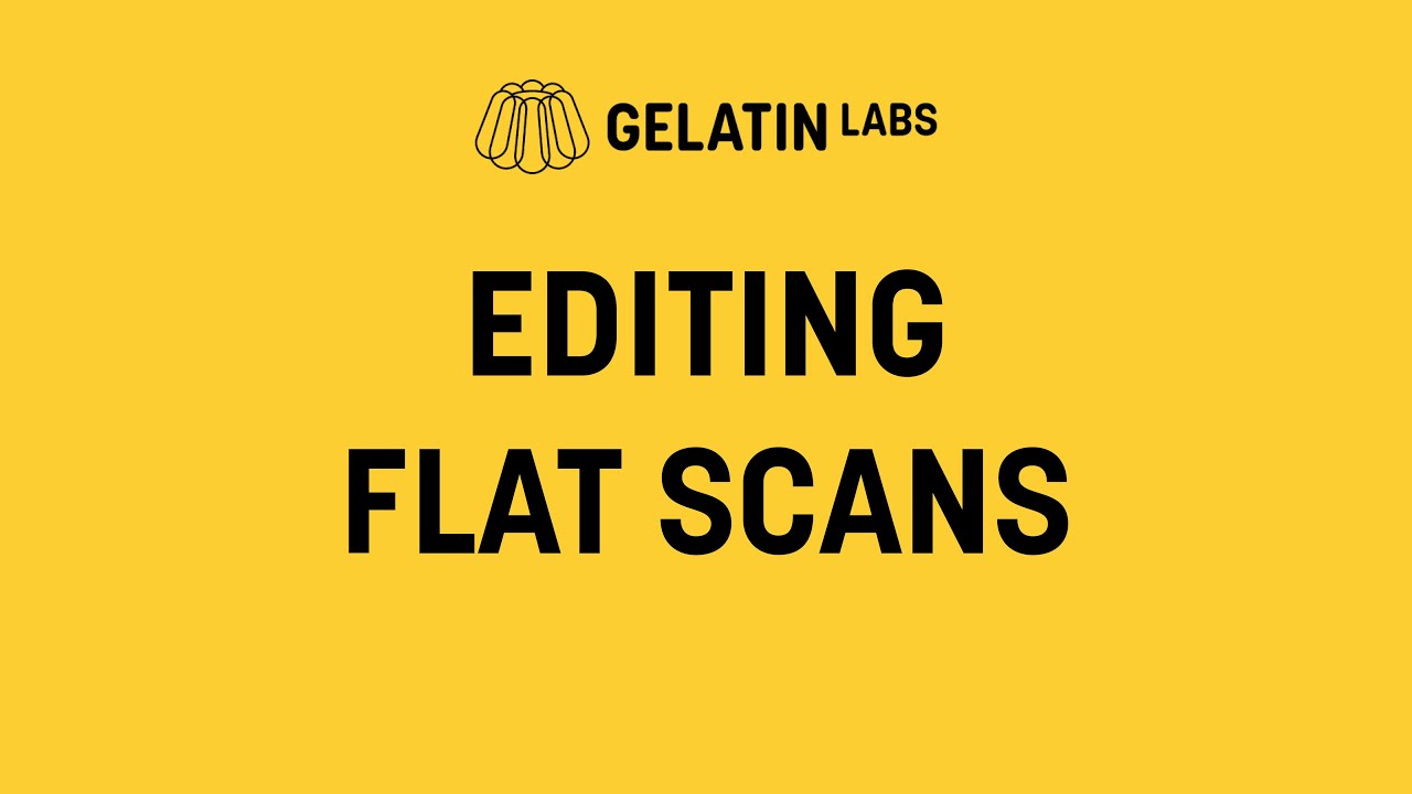 Lab Learning: Editing Flat Scans (2022) - YouTube