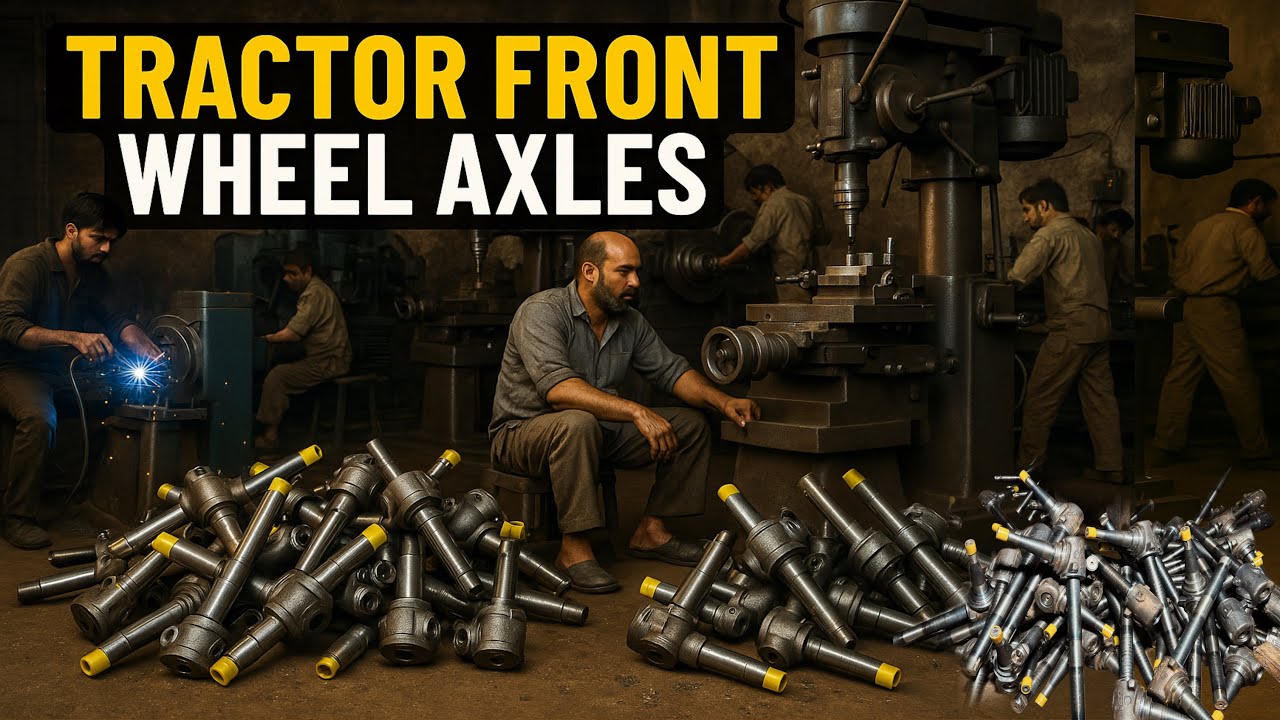 How to Manufacture vehicle wheel Axles: Inside the Factory Process ...