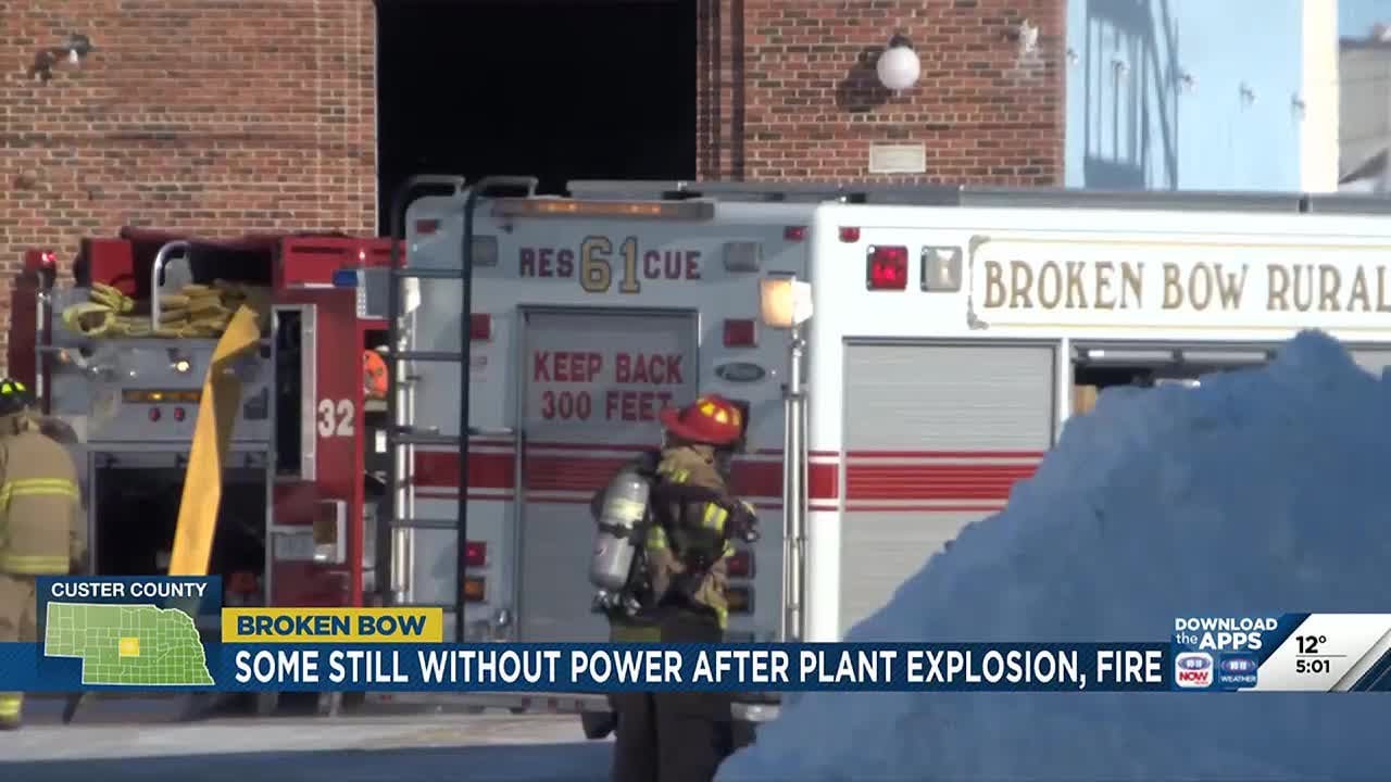 Some still without power after plant explosion, fire - YouTube