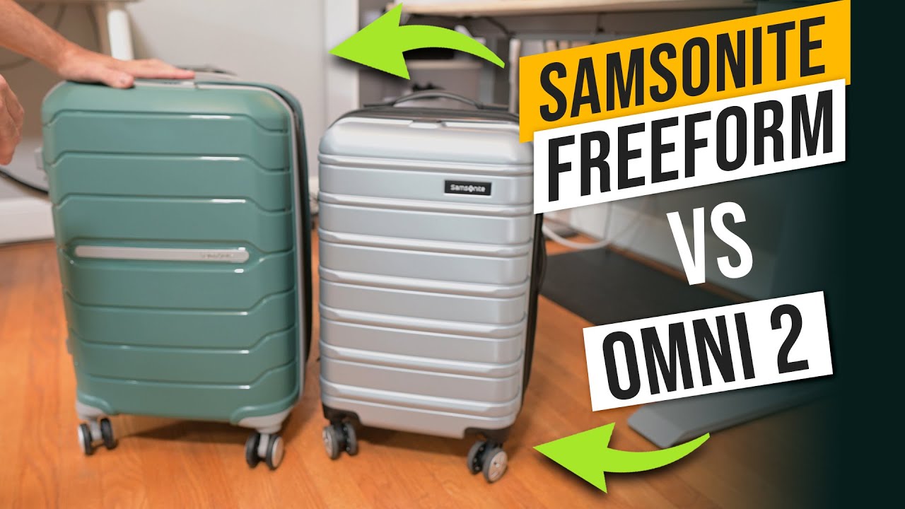 Samsonite Freeform VS Omni 2 Carry On Suitcases Review - YouTube
