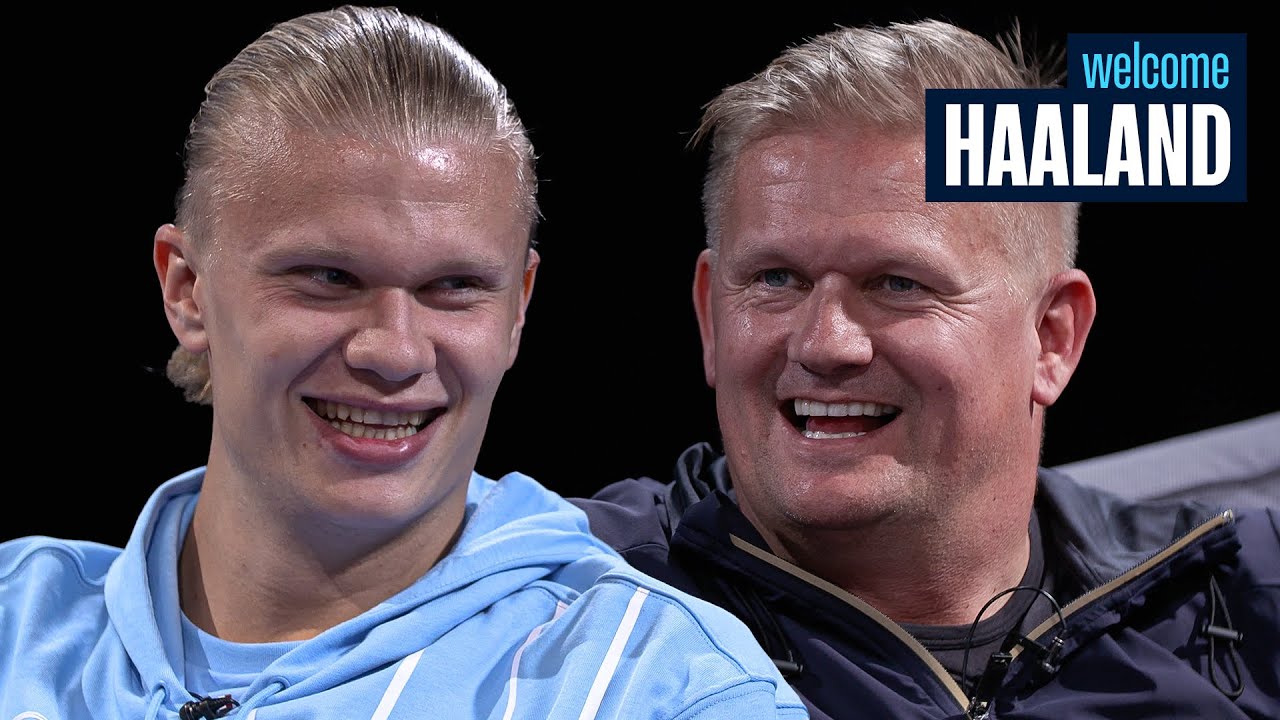 Erling & Alfie Haaland | Father & Son react to two footed tackles and ...