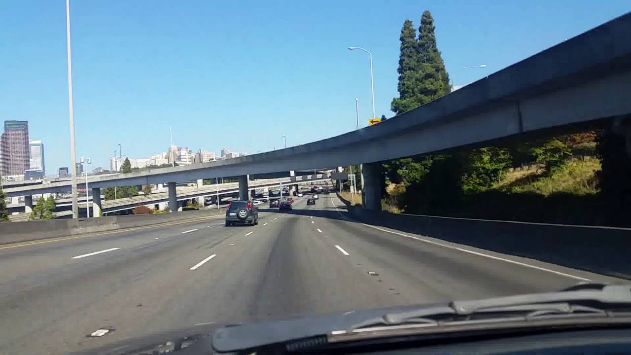 Trip From Portland to Seattle on Interstate 5 - YouTube
