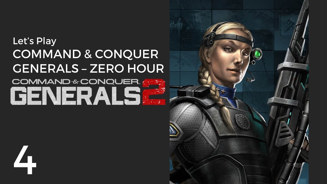 Let's Play C&C Zero Hour: Generals 2 Mod #4 | EU Railgun General - YouTube