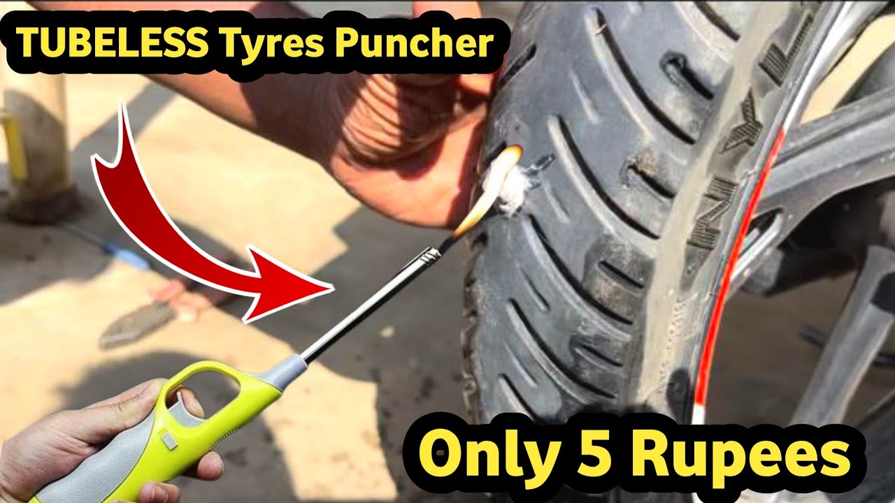 Tubeless Punchers Ghar Par Hi Kaise Banayen Omni tyre puncher kit - YouTube