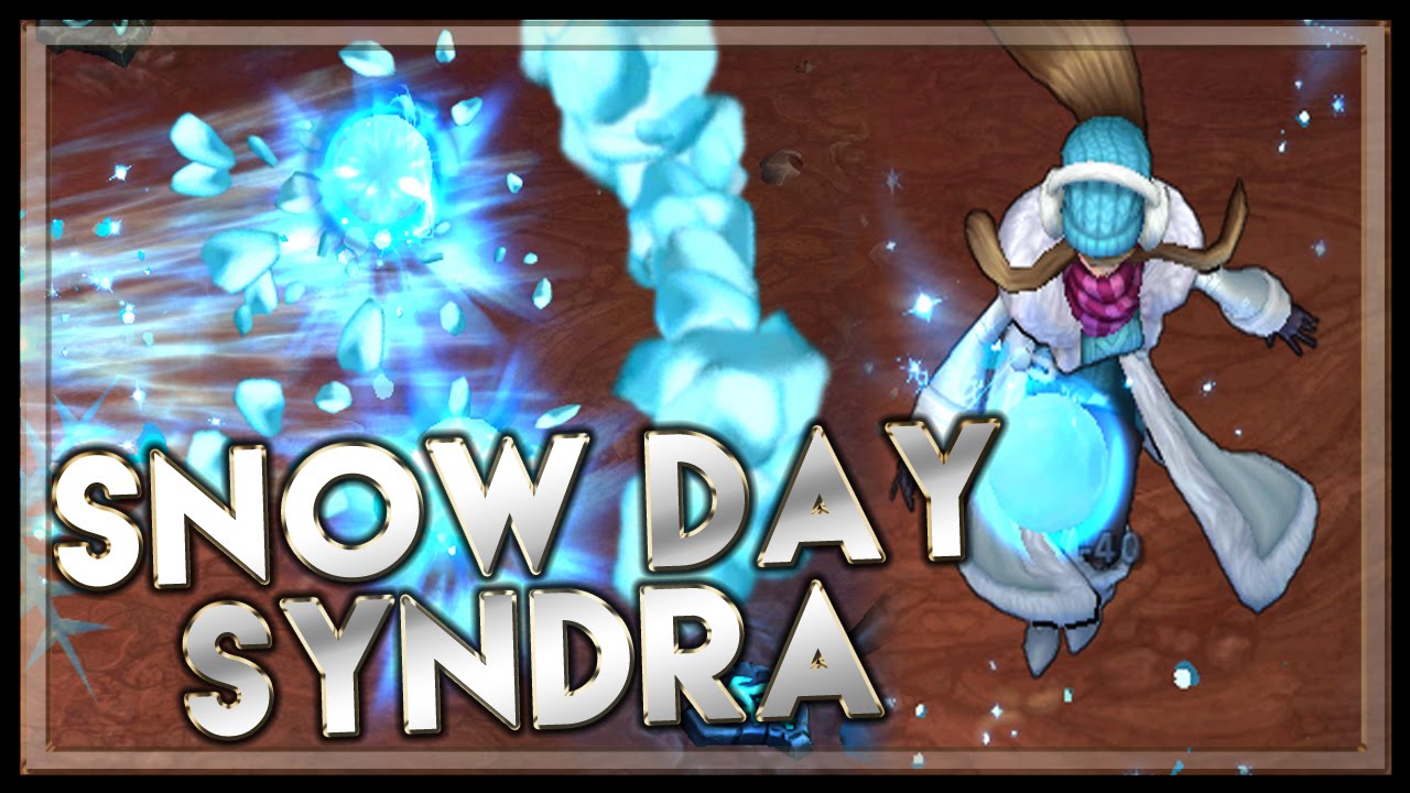 Snow Day Syndra - League of Legends LoL Syndra Skin - YouTube