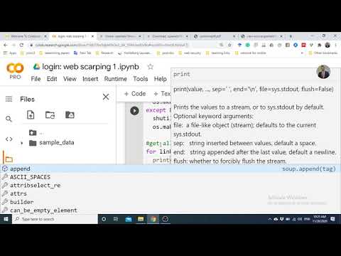 web scraping part 1 - YouTube