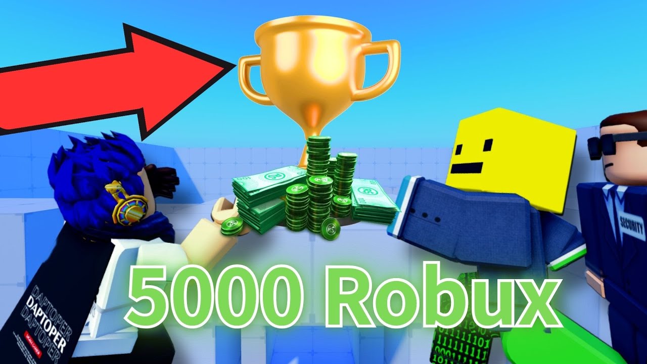 我邀請了10位觀眾來爭奪5000 Robux！ - YouTube