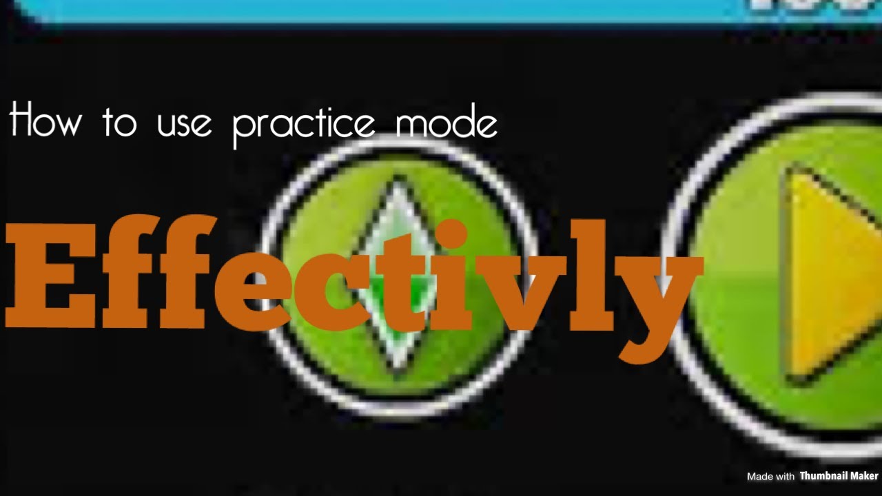 How to use practice mode EFFECTIVLY | Geometry Dash tutorials - YouTube