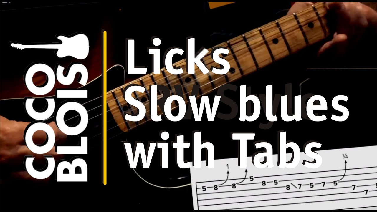Slow Blues licks - Solo - Tabs for guitar - YouTube