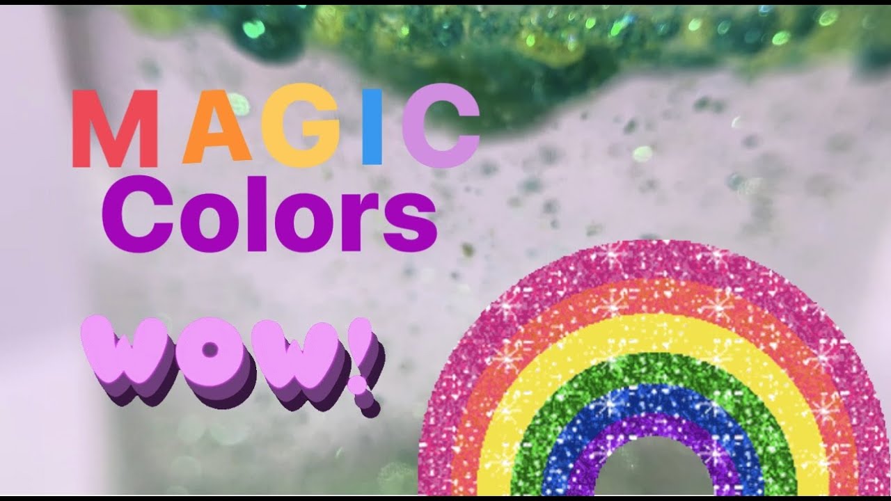 WOW! Magic colors! - YouTube