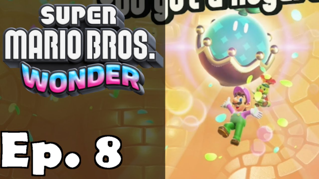 Super Mario Wonder Co-Op Let's Play, Ep. 8 World 2 (World 2 Castle ...