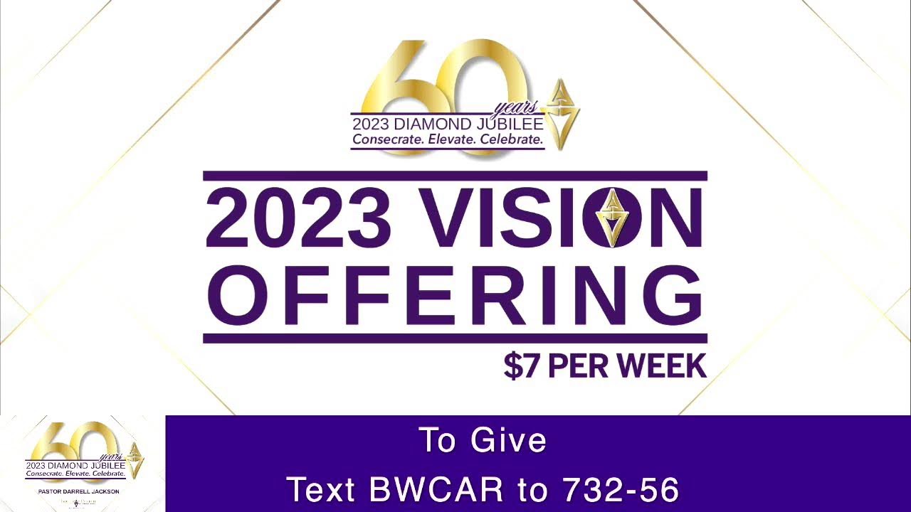 October 22, 2023 | BWCAR 8 AM Sunday Morning Worship Service with ...