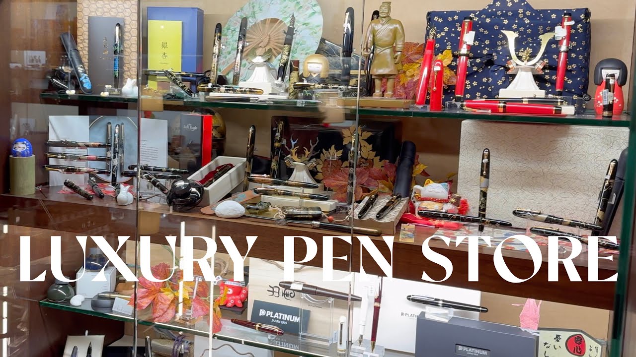 I visited a LUXURY PEN STORE in Paris - YouTube