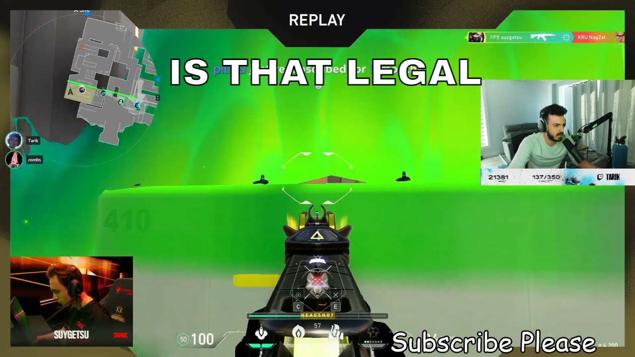 Sen Tarik And Sen Shroud Got Shocked On Glitch Viper Wall By FPX ...