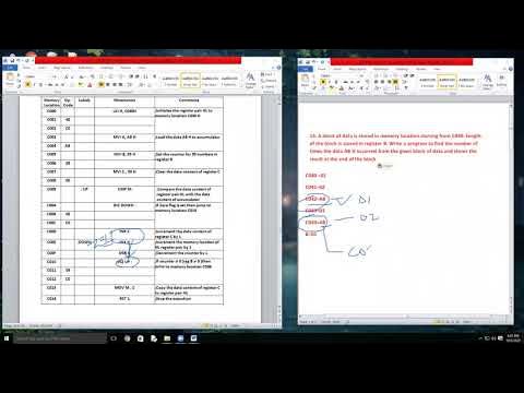 CH 2(Lecture22)CS2 Instruction Set and Programming of 8085 Microprocessor - YouTube