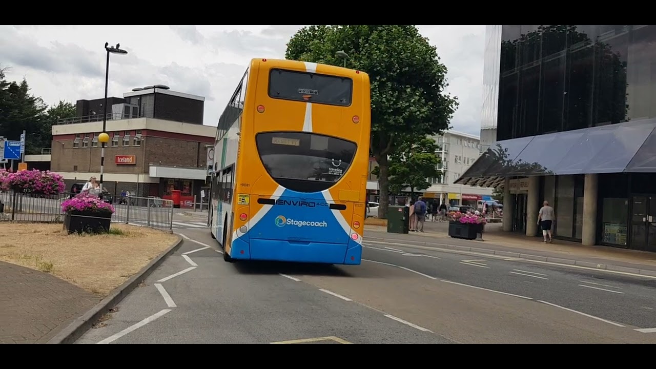 Here is the new livery stagecoach bus 19081 on the number 1 in ...