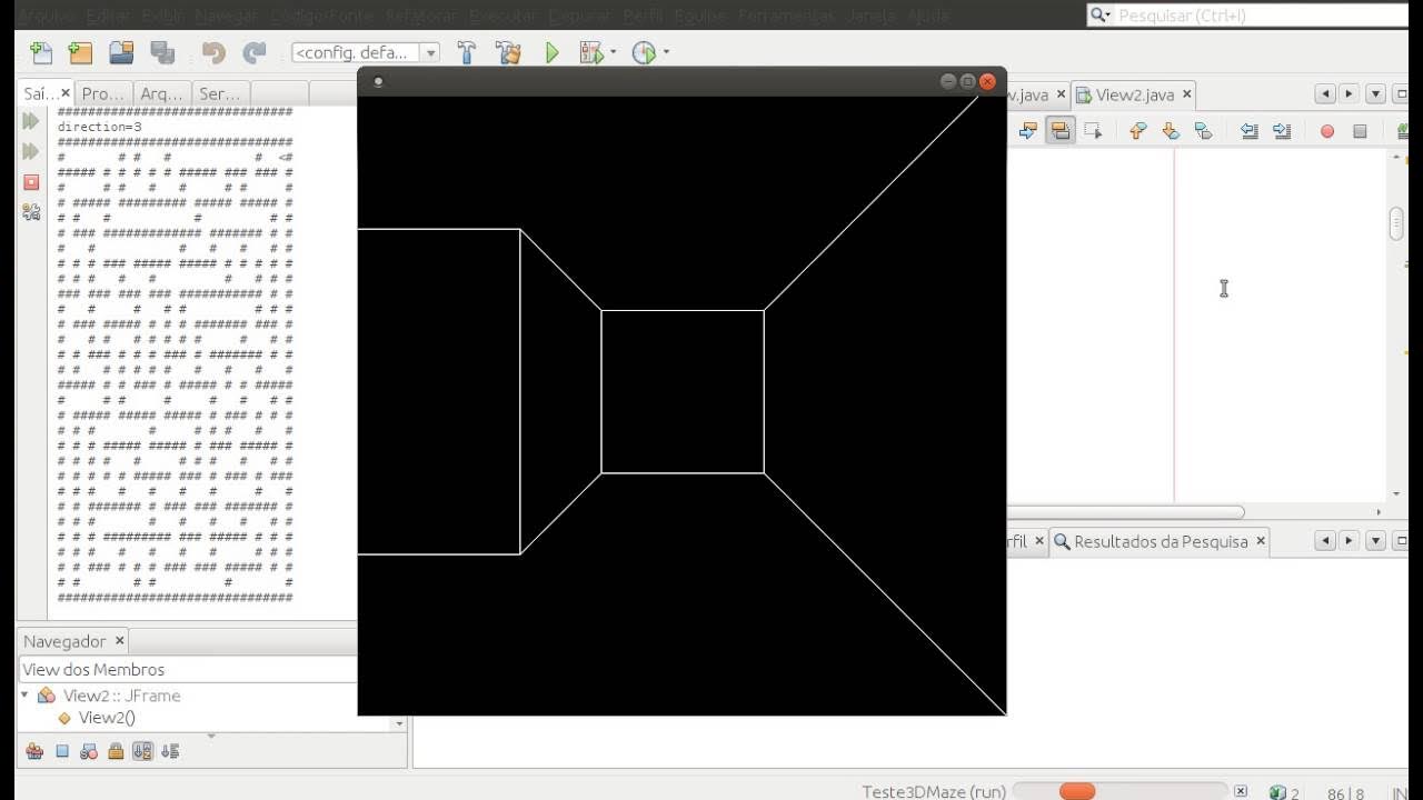 Java 2.5D from scratch - 1974 Maze War like game test - YouTube