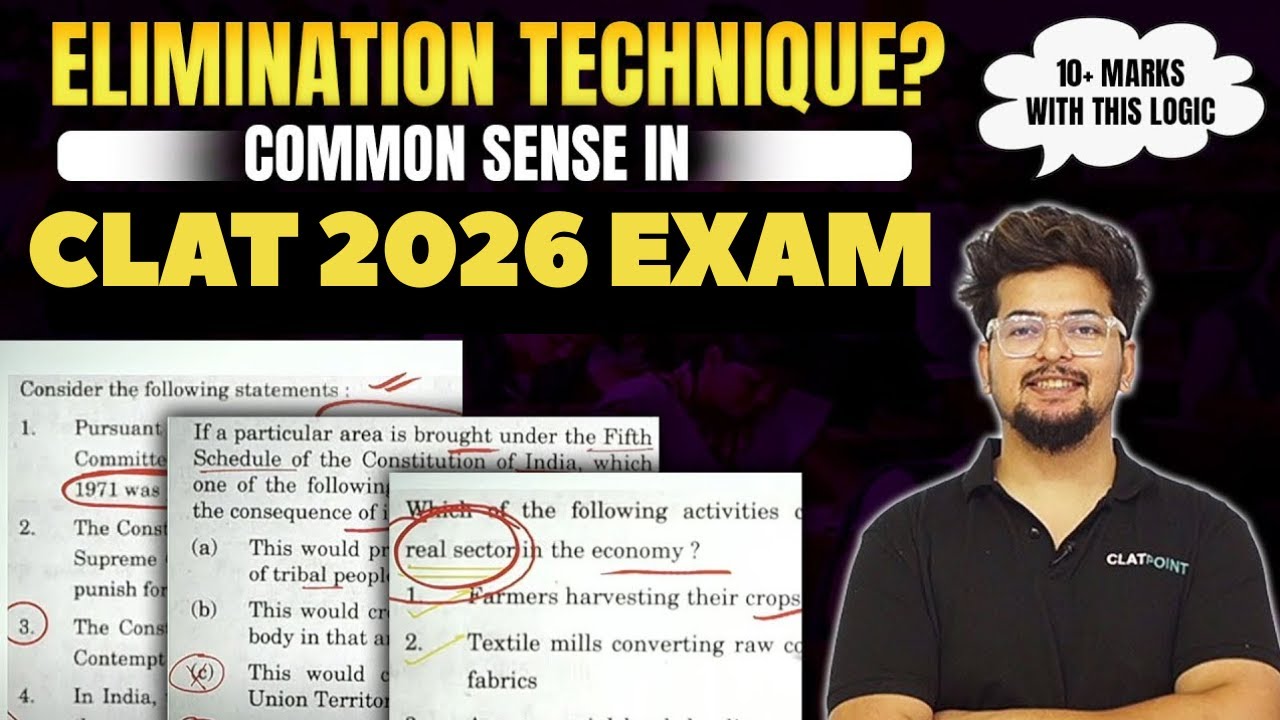 How to Guess MCQs Correctly 🧐 Only 1% Students Know This 🤯 | CLAT 2026 ...