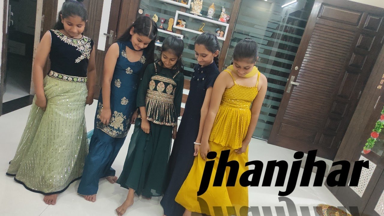 jhanjhar//Bhangra dance for girls//Easy steps//Choreographed by Mithi's ...