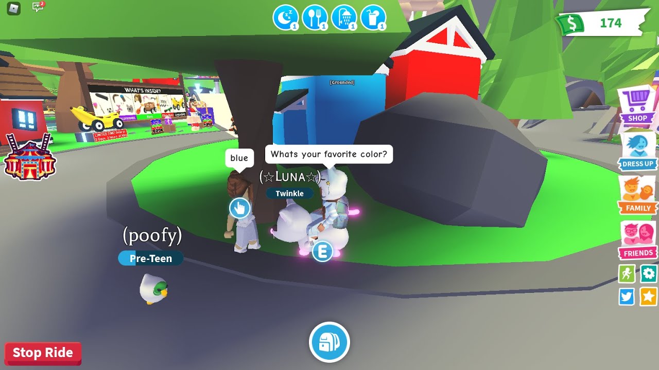 Giving people their favorite colors in adopt me!! - YouTube