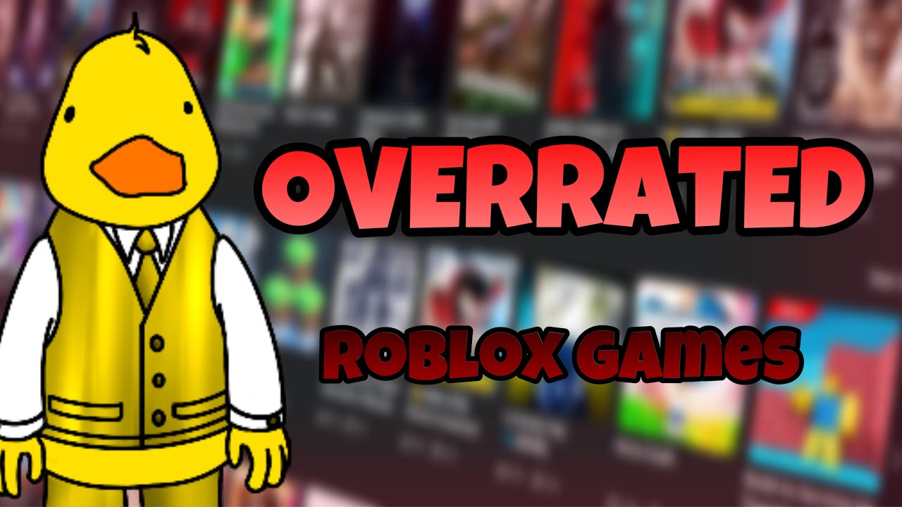 EXPOSING the TOP 5 Most OVERRATED Games on Roblox! - YouTube