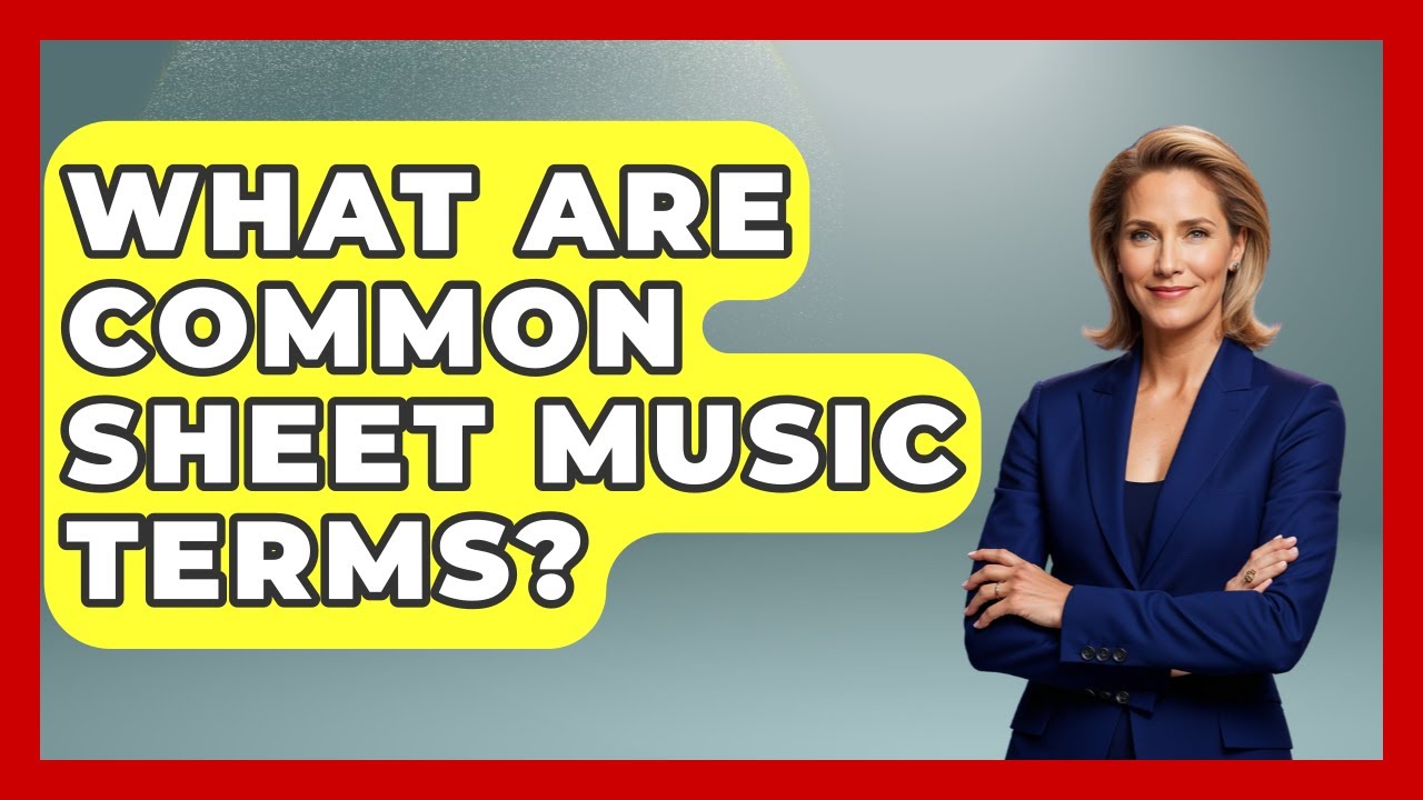 What Are Common Sheet Music Terms? - The Collectibles Guide - YouTube