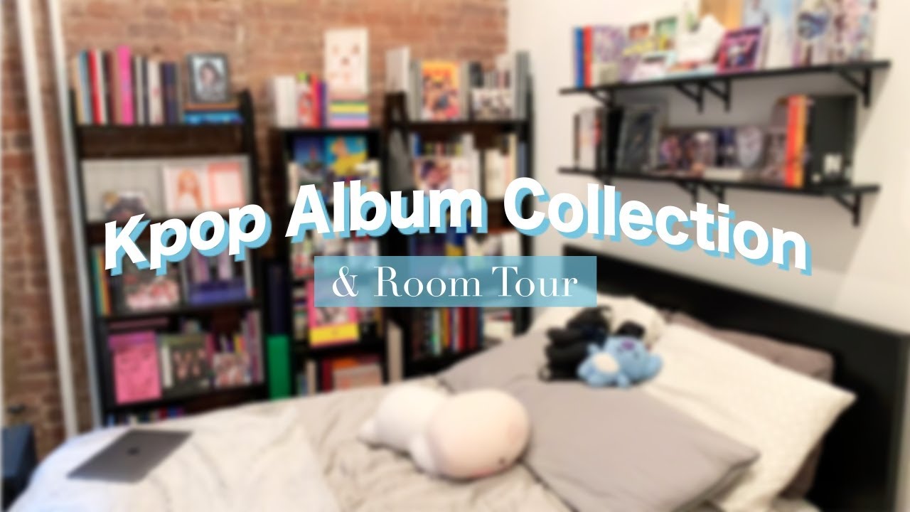 New Apartment Kpop Collection & Room Tour - YouTube