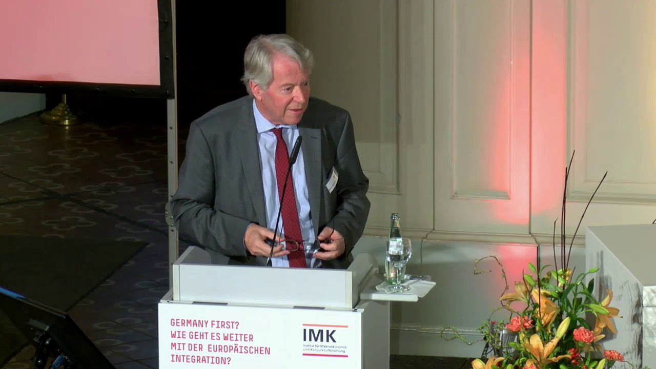 IMK Forum 2019 Germany first? Martin Hellwig Keynote und Diskussion ...