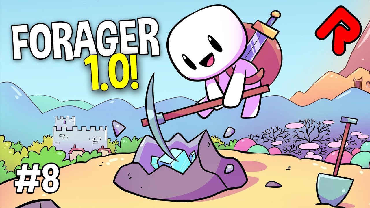 Island of a MILLION SKELETONS! | FORAGER 1.0 gameplay ep 8 (2019 full ...