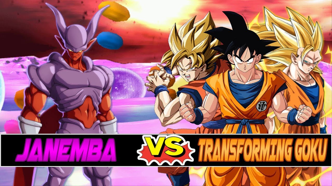 M.U.G.E.N. | Janemba vs Son Goku (Base/SSJ/SSJ2/SSJ3) - YouTube