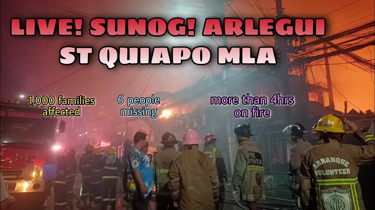 LIVE SUNOG! ARLEGUI ST QUIAPO MLA - YouTube