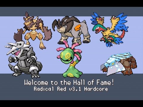 Radical Red 3.1 Hardcore Monotype (Rock) - vs. Elite 4 & Champion - YouTube