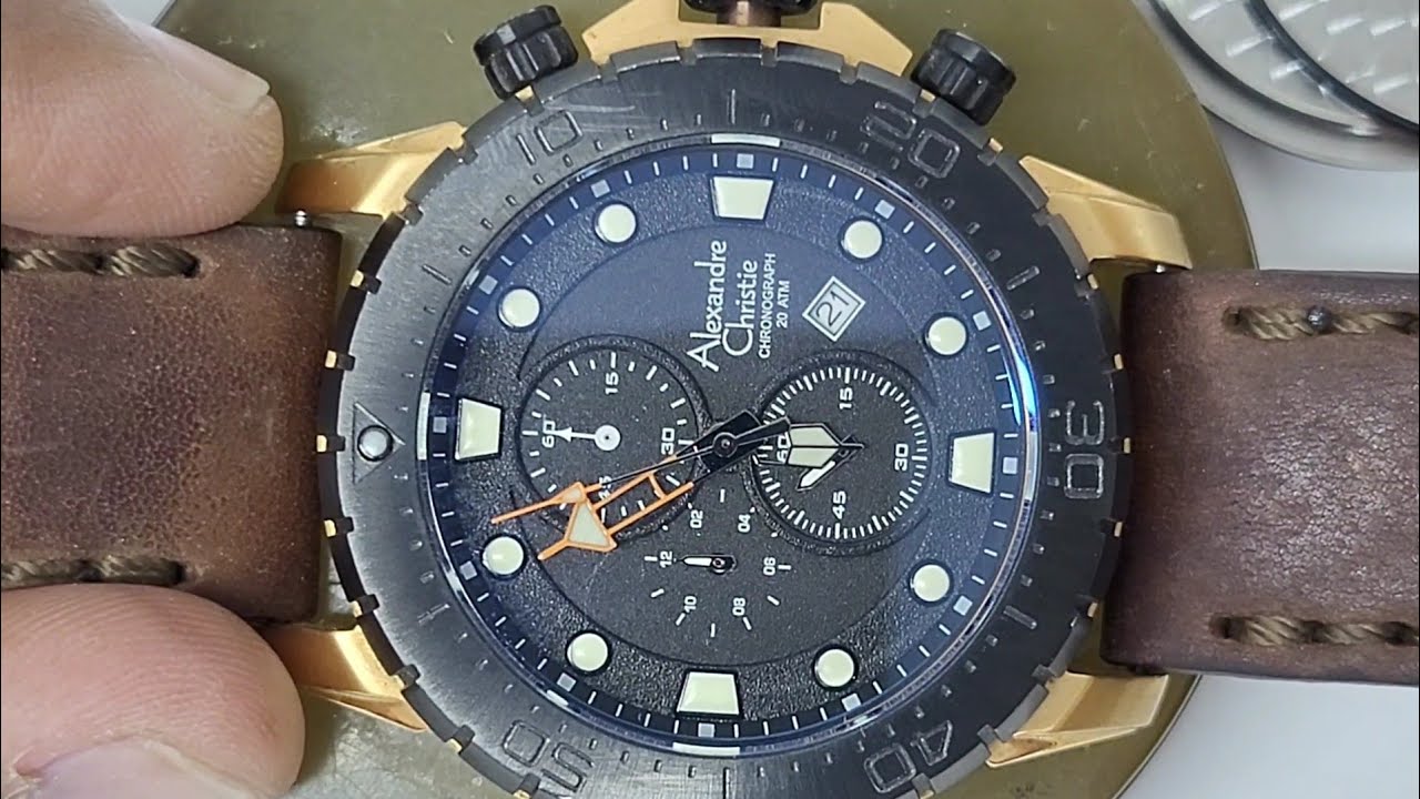 Battery Replacement Alexandre Christie Chronograph Watch | SolimBD ...