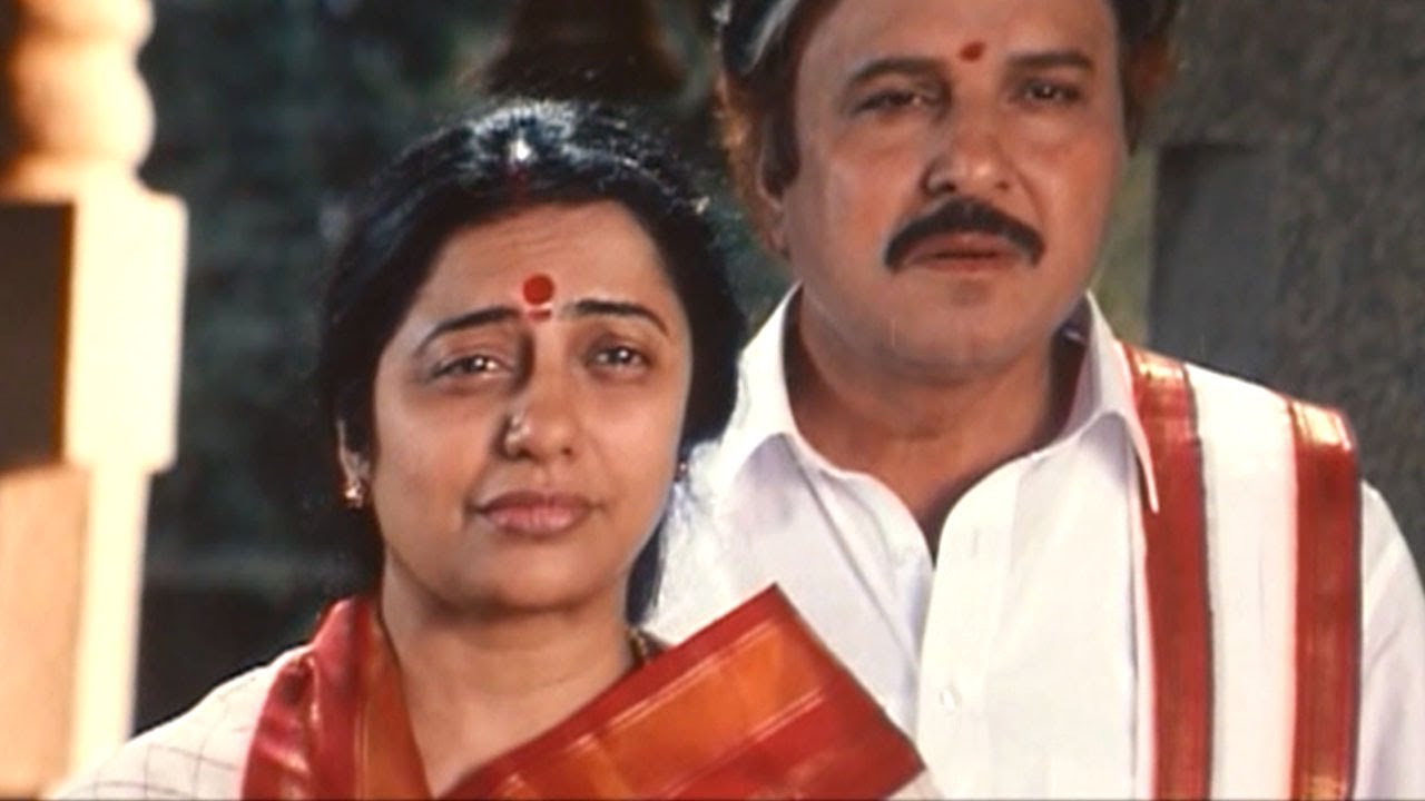Pedababu Movie || Suhasini Crying For Jagapati Babu Sentiment Scene ...