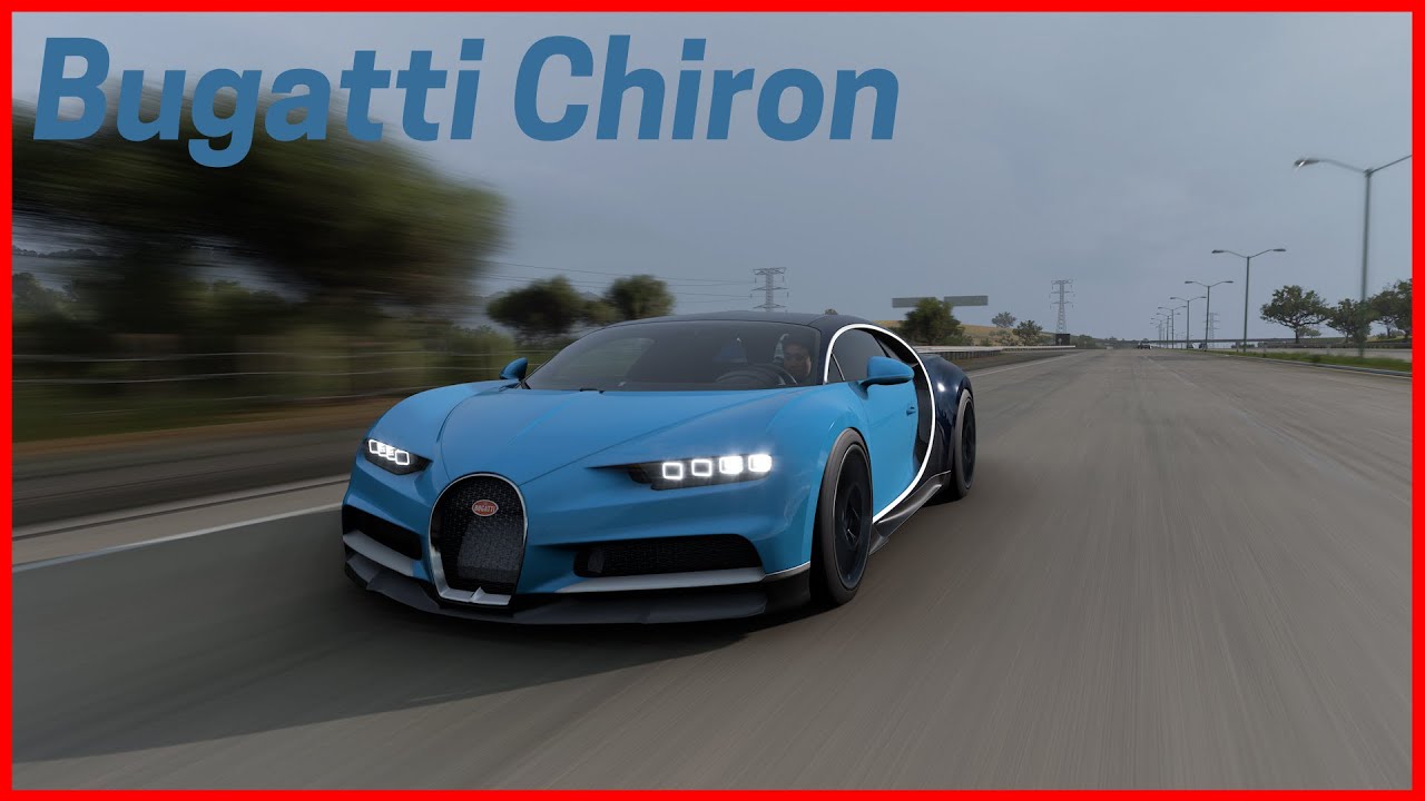 Forza Horizon 5 : Driving Bugatti Chiron (highspeeds) - YouTube