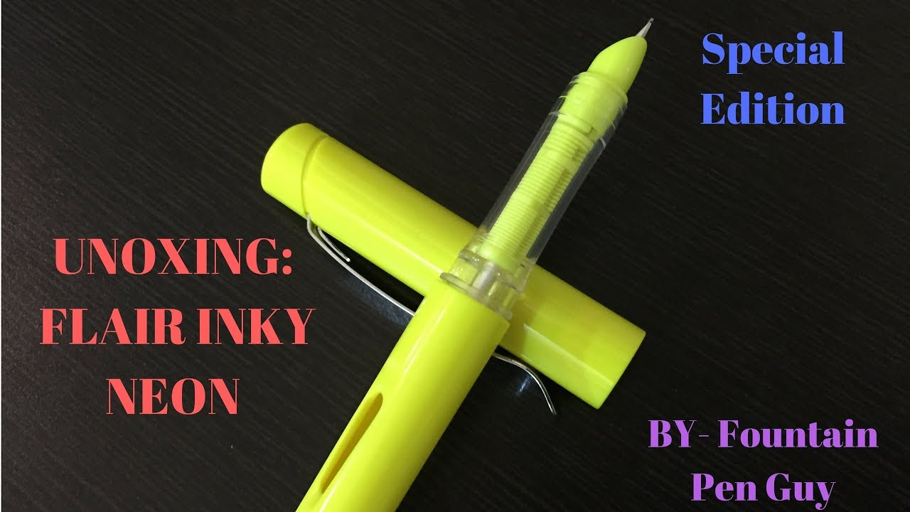 Unboxing: Flair Inky Neon - YouTube