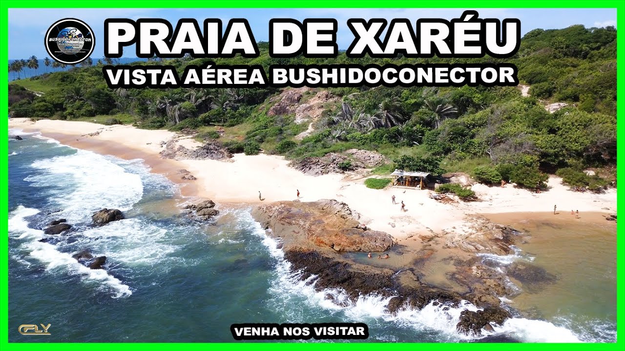 PRAIA DE XARÉU VISTA AÉREA BUSHIDOCONECTOR - YouTube