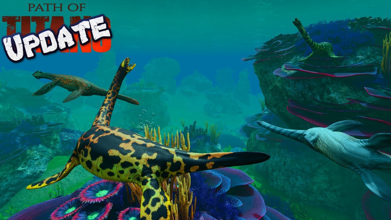 Kaiwhekea New Dino Update Aquatics - Path of Titans - YouTube