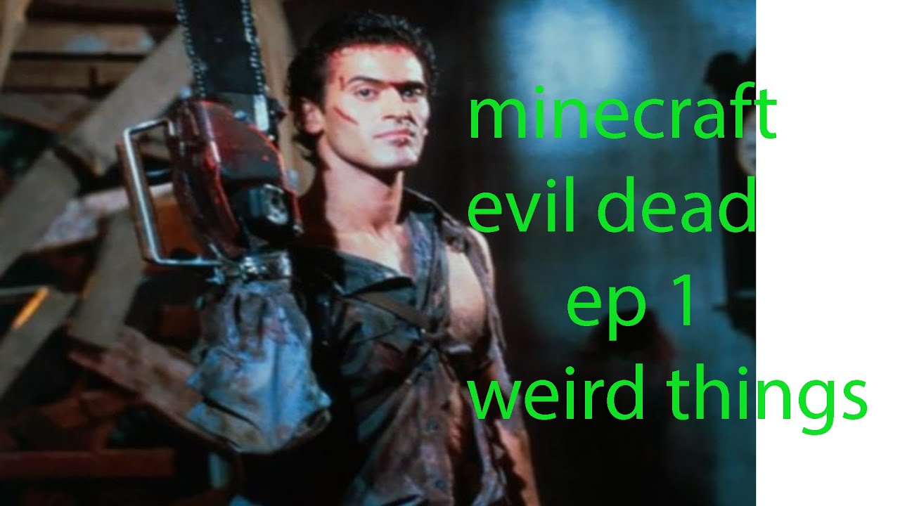 minecraft evil dead sn 1 ep 1:weird stuff in the cabin - YouTube