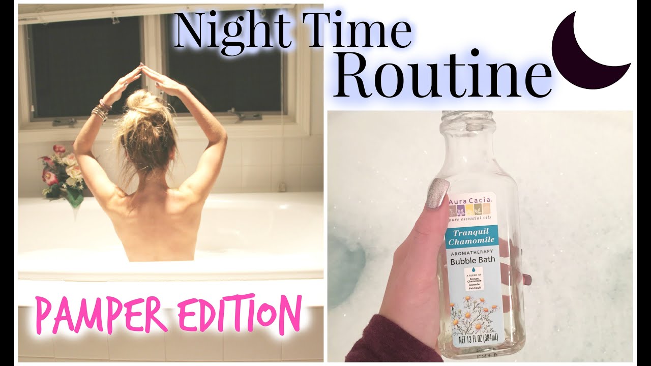 Fall Night Routine | Pamper Edition - YouTube