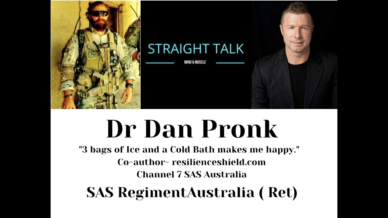 Dr Dan Pronk-"3 bags of Ice and a Cold Bath makes me happy." Co-author ...