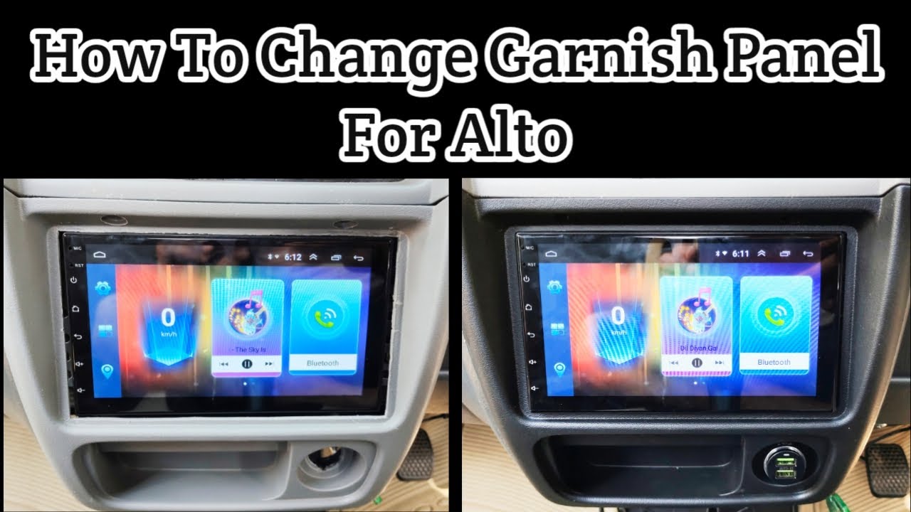 How To Change Alto Garnish Panel | Alto Modified | Alto Modification ...