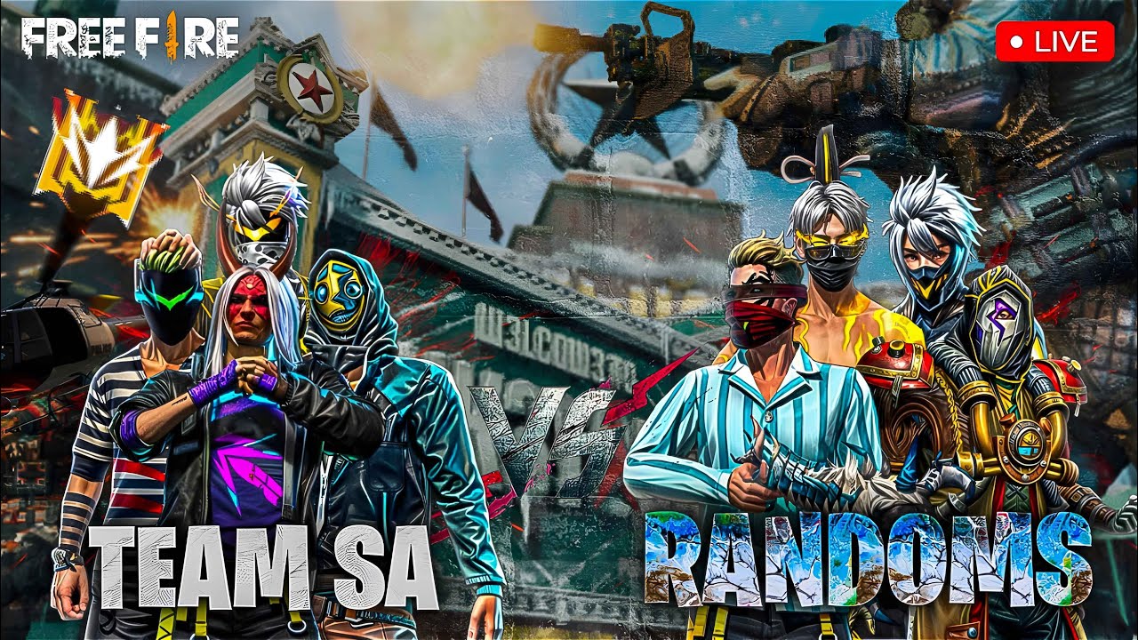 LIVE Free Fire ‍🔥 1 v 6 Matches 💀 Custom Matches With Subscribers 🎮 # ...