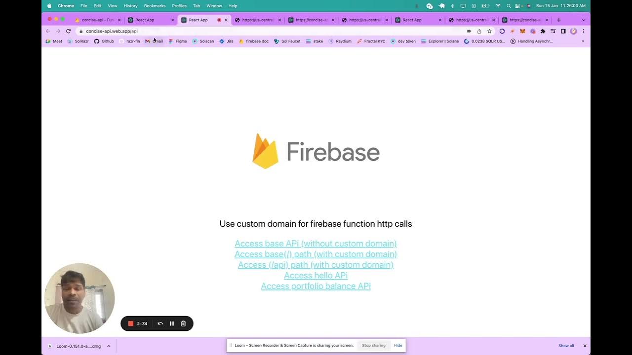 Firebase functions add custom domain for http calls - YouTube