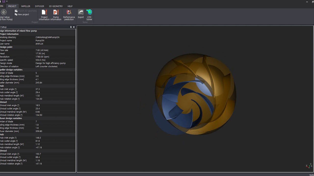 PumpON(Mixed-flow) v1.0 - YouTube