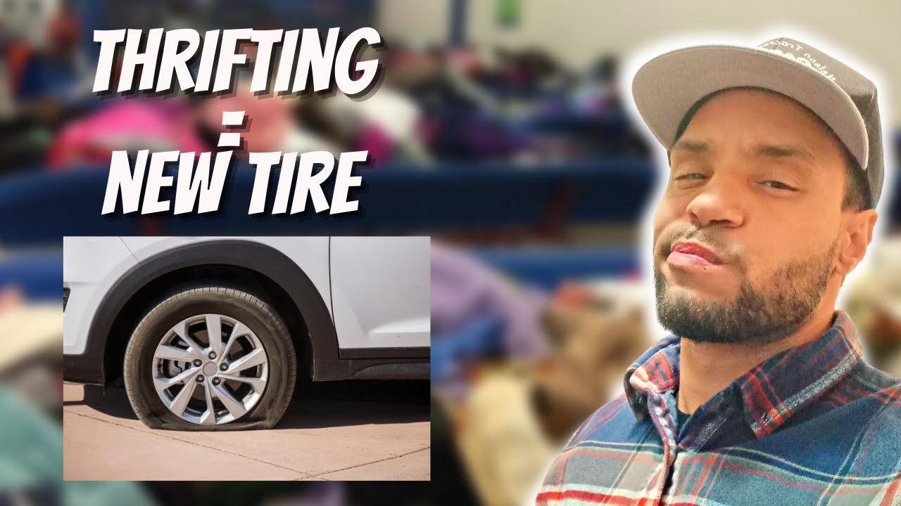 THRIFTING at the GOODWILL BINS for a NEW TIRE! - YouTube