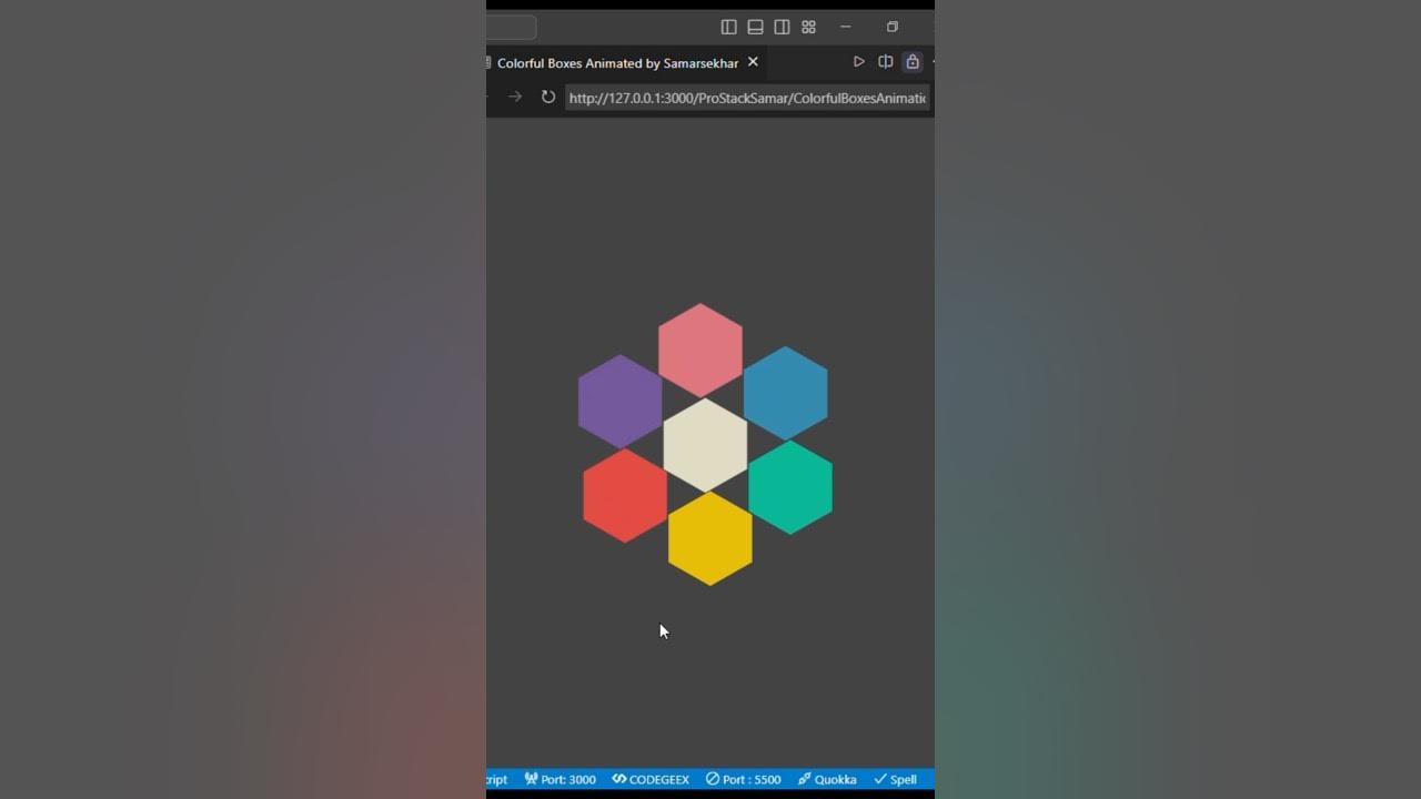 Colorful Boxes Animation using HTML CSS JavaScript - YouTube